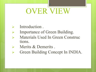 GREEN BUILDINGS | PPT
