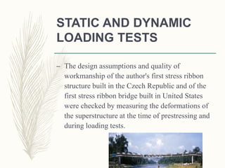 STRESS RIBBON BRIDGE | PPT
