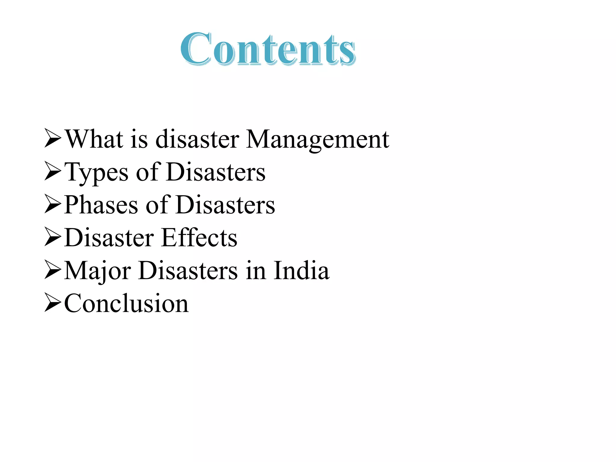DISASTER MANAGEMENT | PPTX