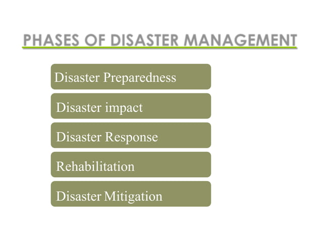DISASTER MANAGEMENT | PPTX | Disasters
