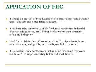 FIBER REINFORCED CONCRETE | PPTX