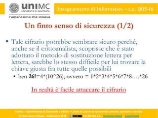 MODULO 14 --> La crittografia delle informazioni | PDF