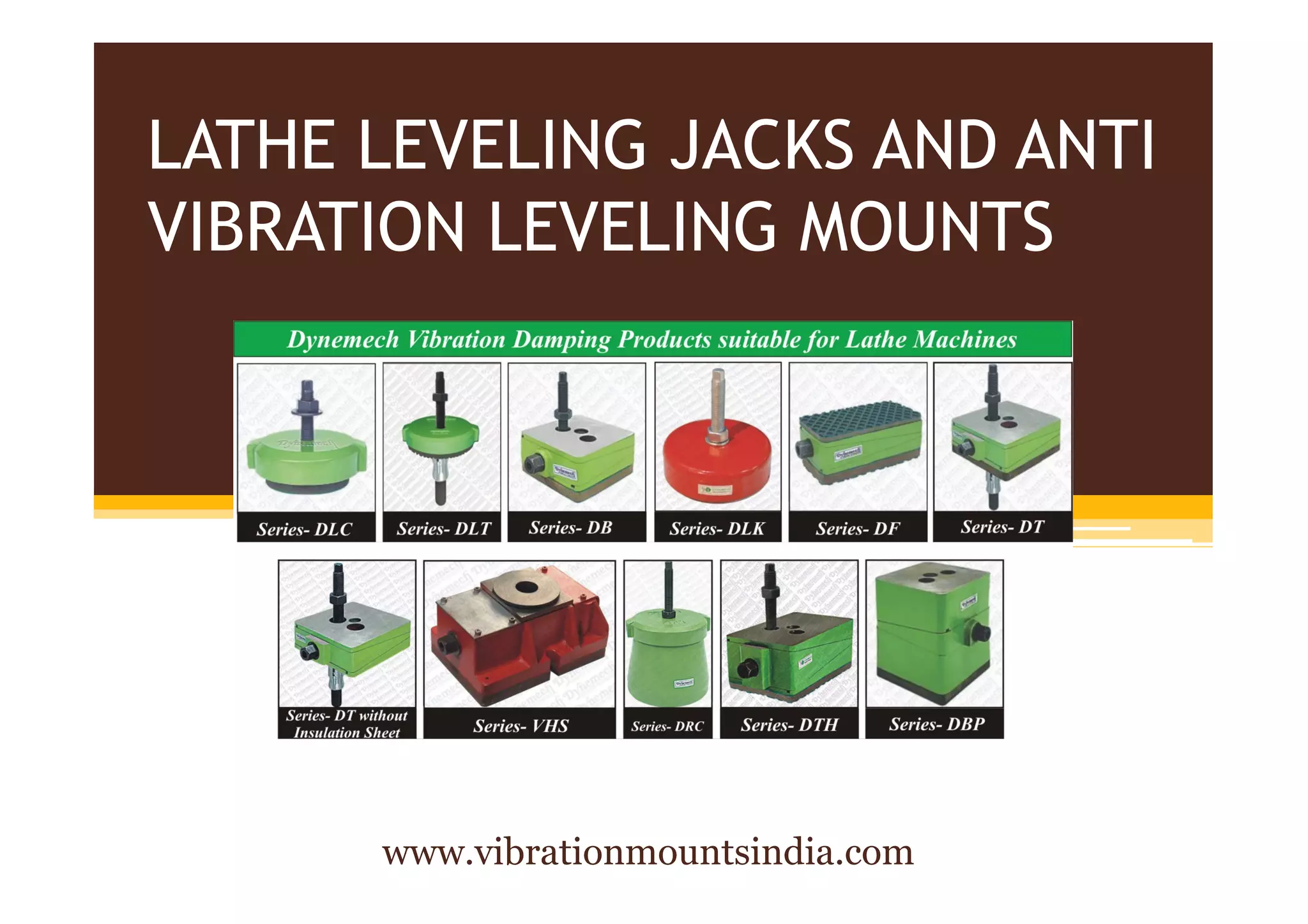 14 lathe leveling jacks and anti vibration leveling mounts | PPT