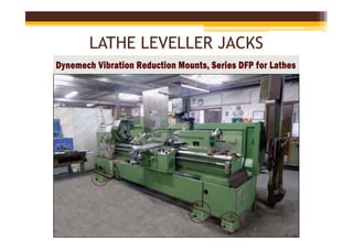 14 lathe leveling jacks and anti vibration leveling mounts | PDF