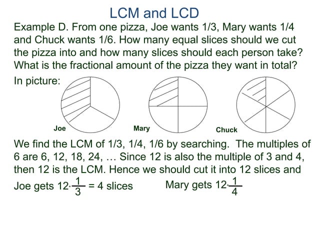 14 lcm, addition and subtraction of fractions | PPT