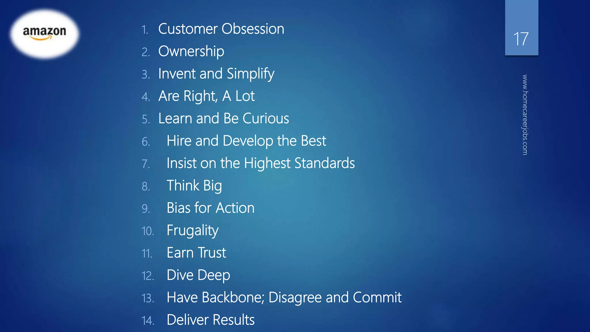 Amazon 14 leadership principles | PPTX