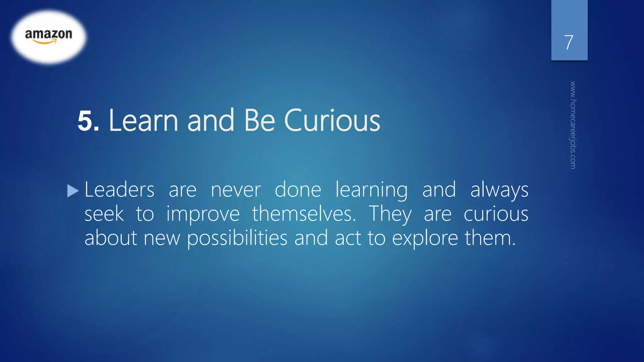 Amazon 14 leadership principles | PPTX