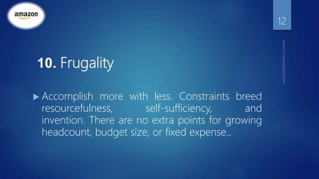 Amazon 14 leadership principles | PPT