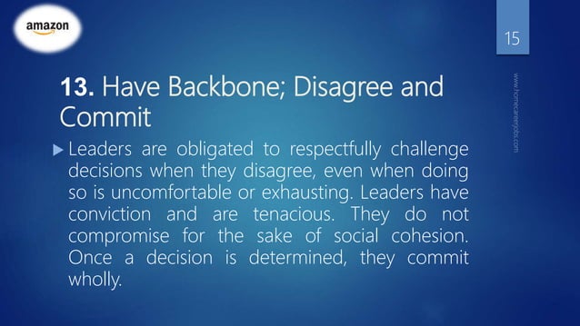 Amazon 14 leadership principles | PPT