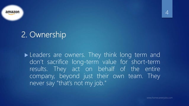 Amazon 14 leadership principles | PPT