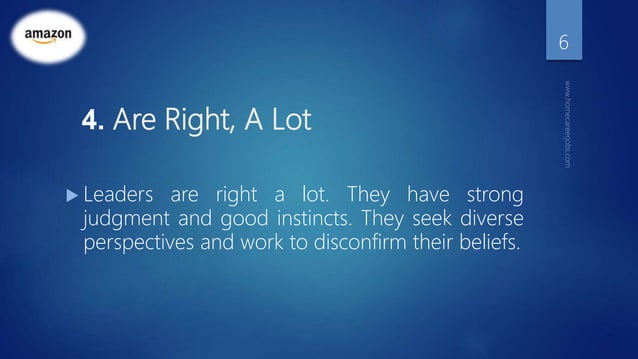 Amazon 14 leadership principles | PPT