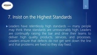 Amazon 14 leadership principles | PPT