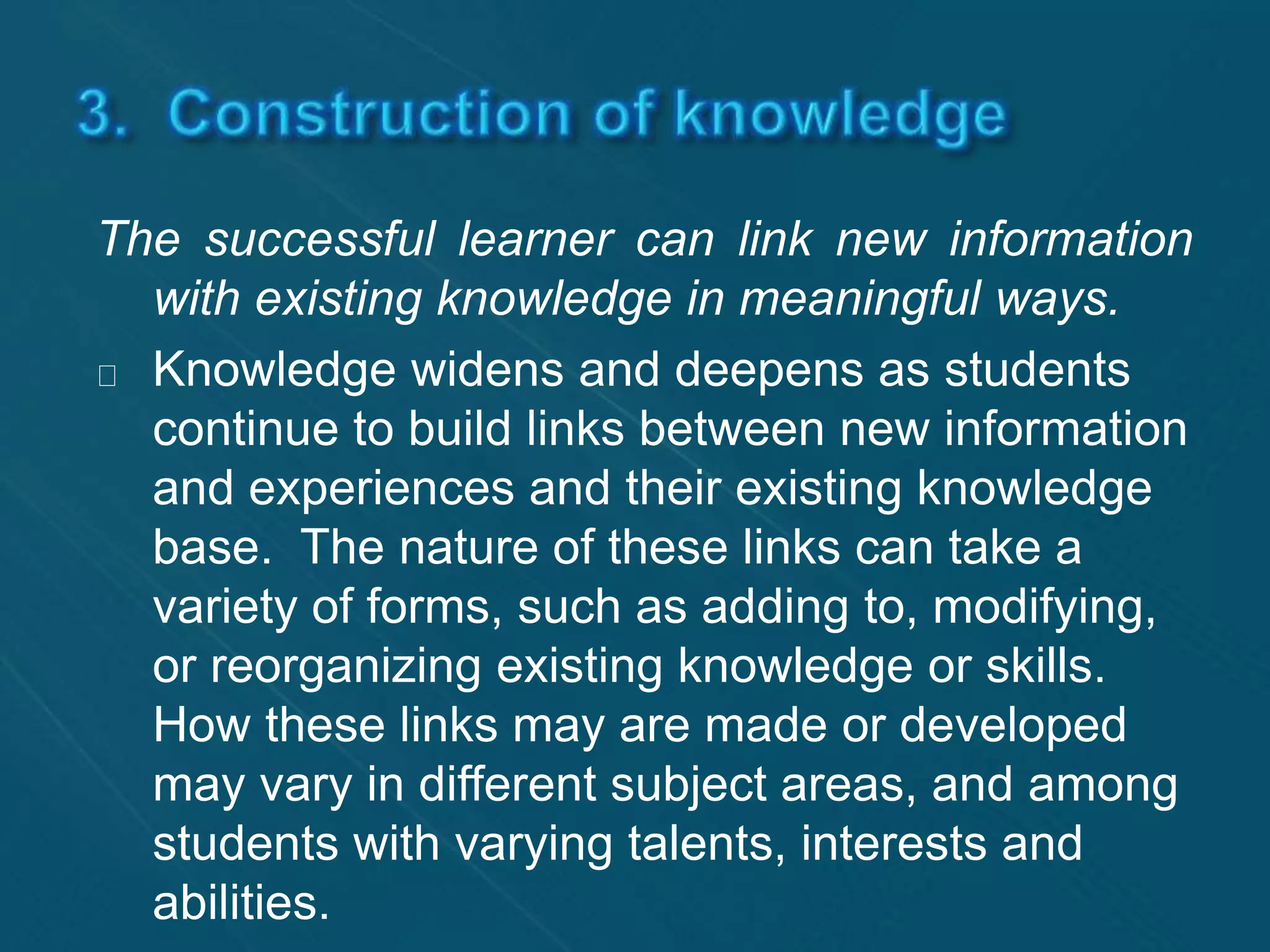 14 learner centered principles | PPTX