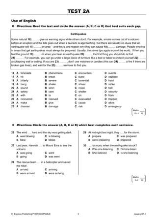 14 Legacy B1_1 Test 2A.doc | Weather | Science