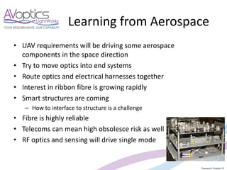 lessons learnt avoptics in aircraft modul avionic integrated | PDF