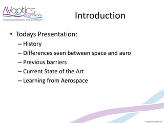 lessons learnt avoptics in aircraft modul avionic integrated | PDF