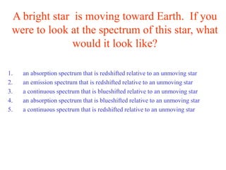 Doppler effect for senior high school (light of star) | PPT