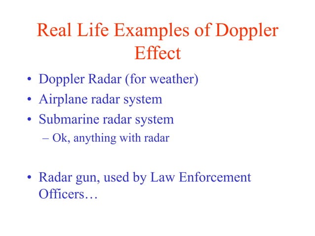 Doppler effect for senior high school (light of star) | PPT | Physics ...