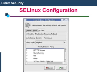 Linux security firewall and SELinux | PPT | Operating Systems | Computer Software and Applications