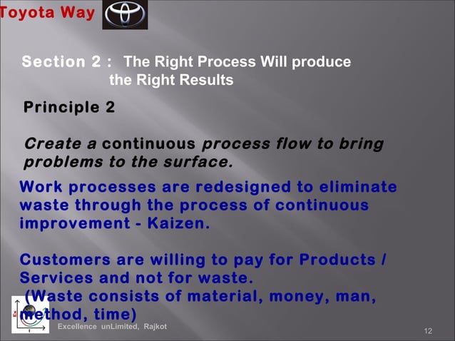14 Management Principles : Toyota Way | PPT