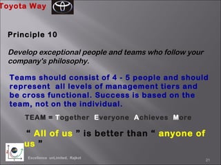 14 Management Principles : Toyota Way | PPT
