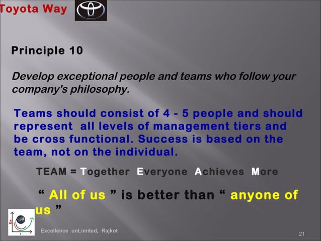 14 Management Principles : Toyota Way | PPT