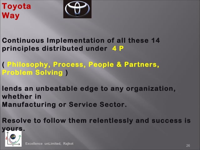 14 Management Principles : Toyota Way | PPT