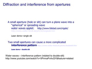 14 Mar 10 Diffraction, Interference Actual Presented For Slideshare | PPT