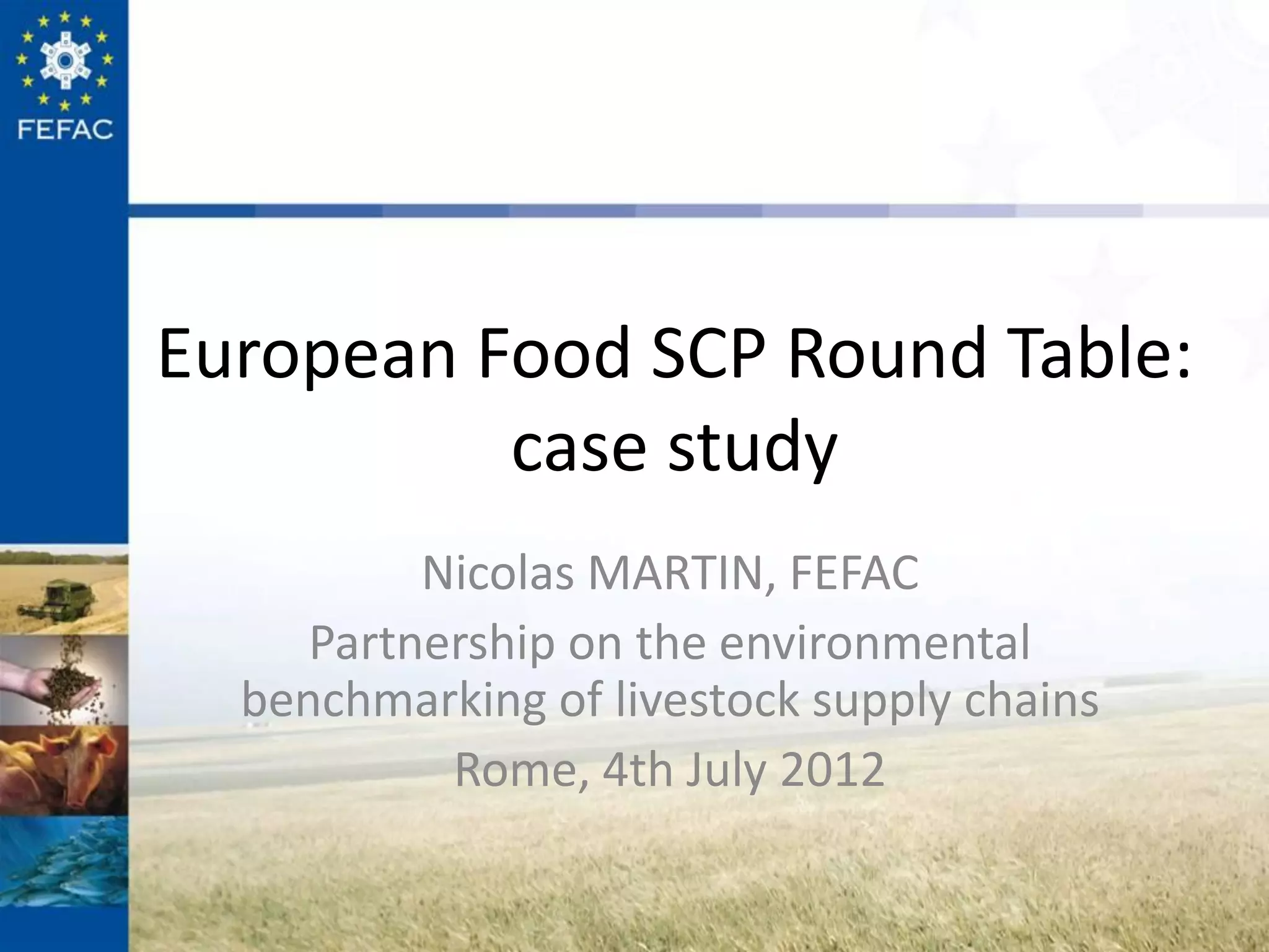 European Food SCP Round Table: case study | PDF