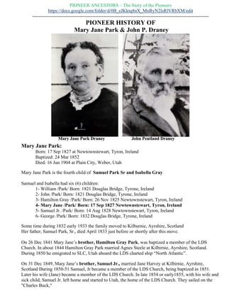 Mary Jane Park & John P Draney | PDF