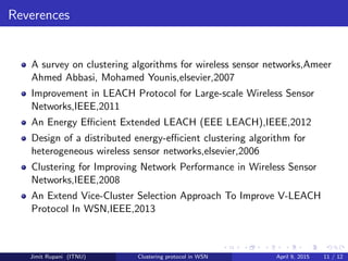 clustering protocol in WSN:LEACH | PDF