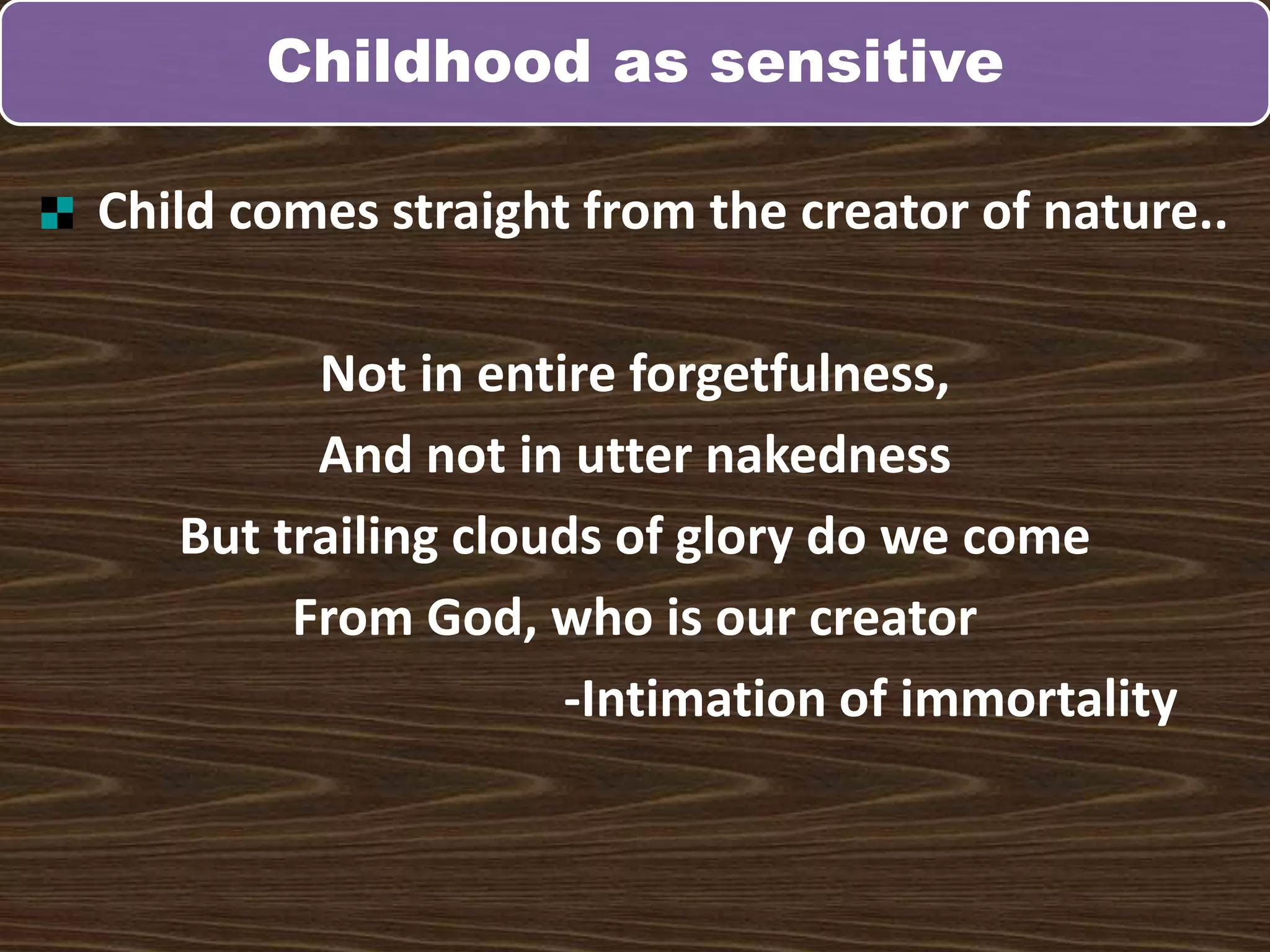 simplicity of human life in Wordsworth's poems | PPTX