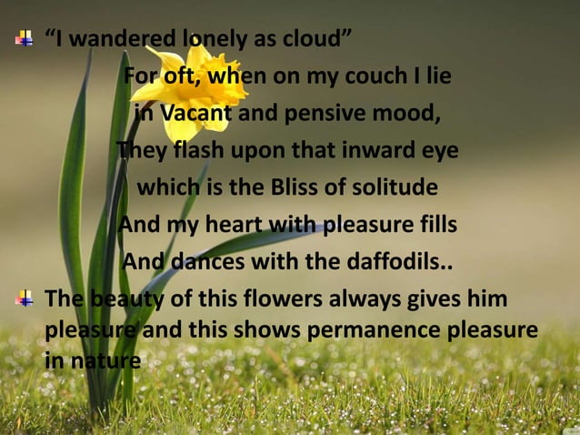 simplicity of human life in Wordsworth's poems | PPT