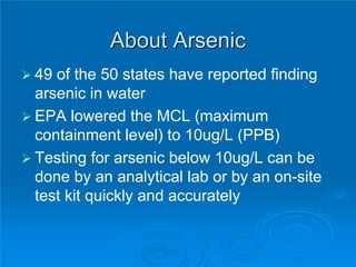 14-minute Arsenic test | PDF