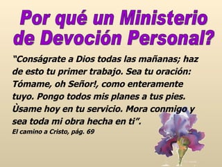 14 MmcóMo DevocióN Personal | PPT