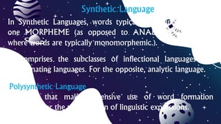 14 morphological typology | PDF
