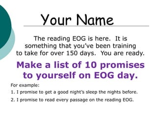 14 Most Powerful Words on the EOGs | PPT