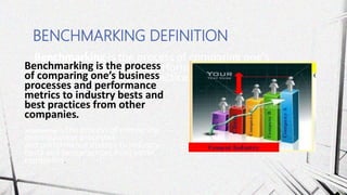 Benchmarking | PPTX | Computer Software and Applications | Computing