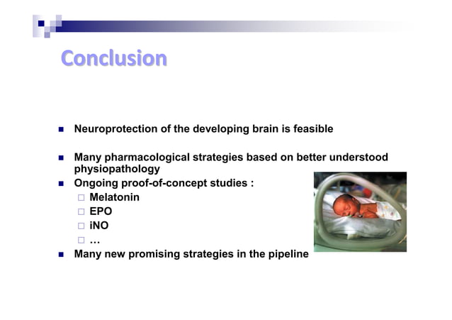 Neuroprotection in preterm infants: hope or utopy?