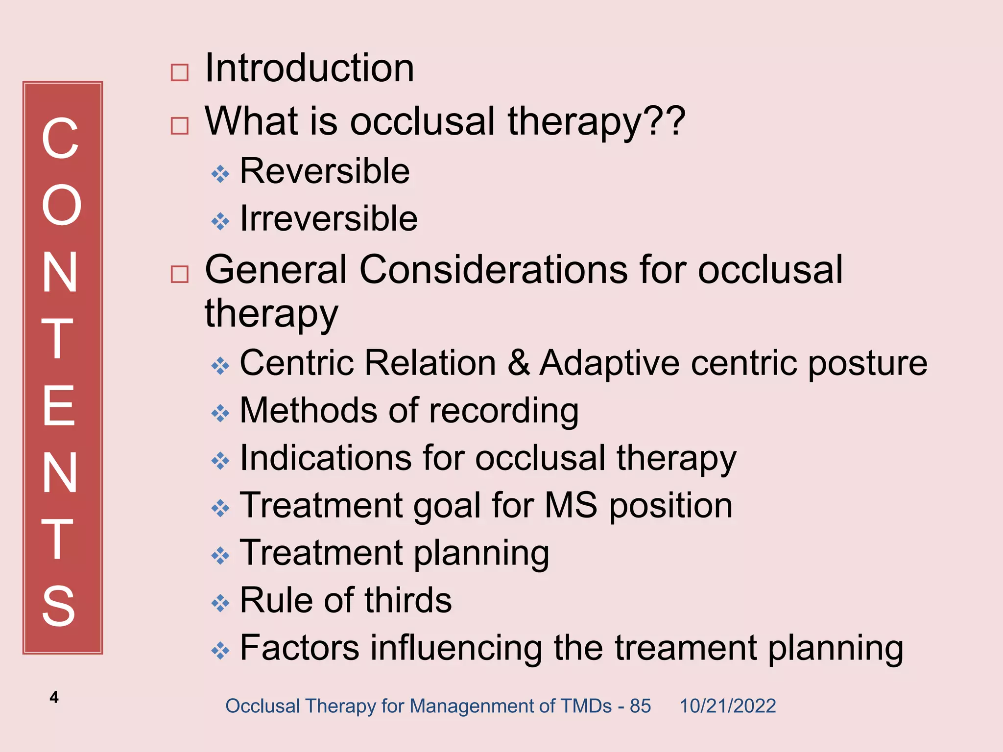 14 Occlusal therapy for management of TMDs.pptx