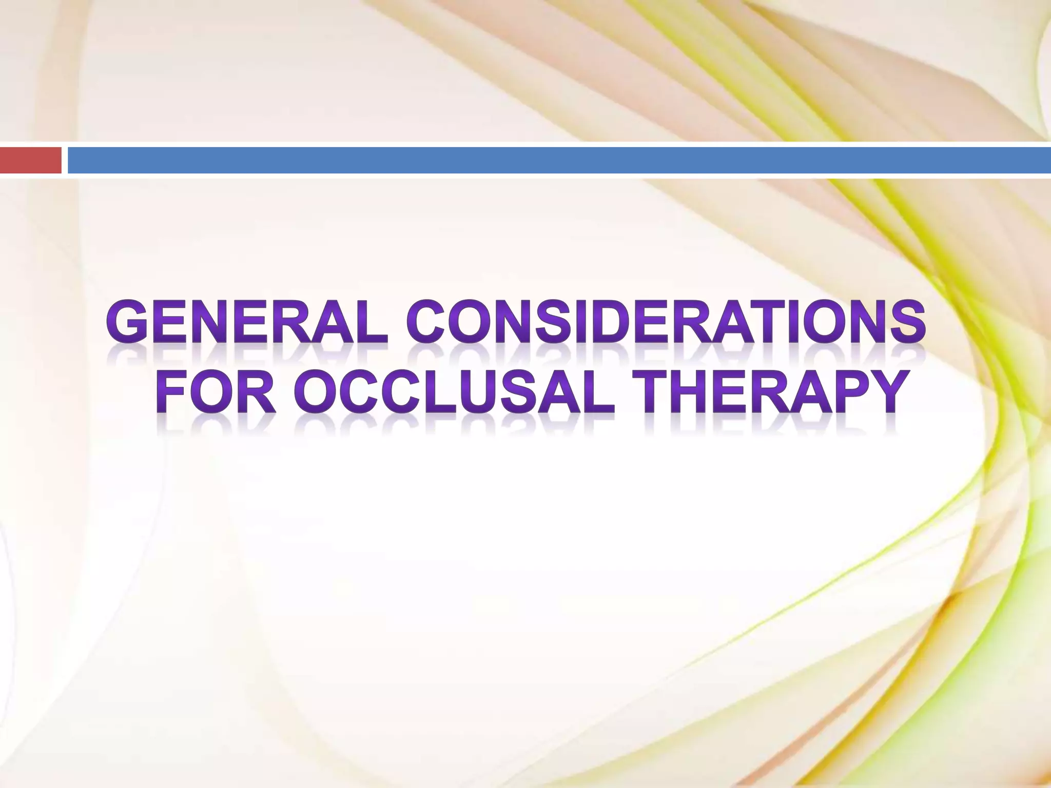 14 Occlusal therapy for management of TMDs.pptx