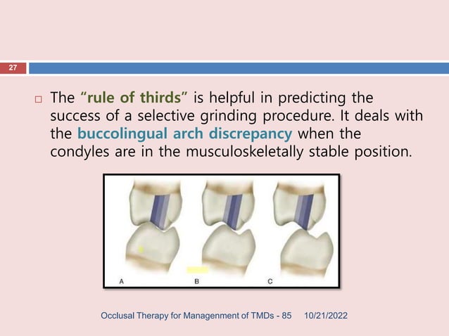 14 Occlusal therapy for management of TMDs.pptx | Physical Therapy ...