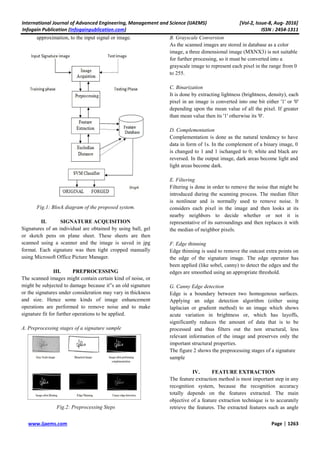14 offline signature verification based on euclidean distance using support vector machine | PDF ...