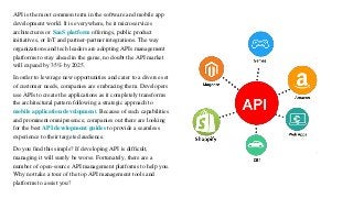 14 Open-Source API Management Platforms to Rely This Year | PPT