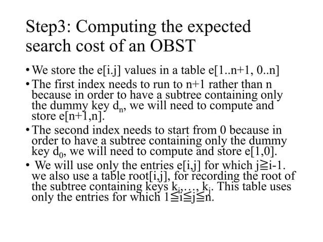 14_OptimalBinarySearchTree.ppt