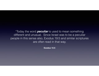 #14 "Ye Shall Be a Peculiar Treasure Unto Me" | PDF