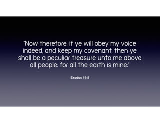 #14 "Ye Shall Be a Peculiar Treasure Unto Me" | PPT