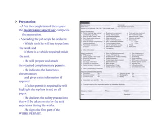 PERMIT TO WORK system WP PTW safety officer rolei.ppt