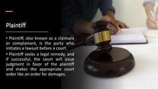 Key terms Patent Act Term # 14: Plaintiff | PDF