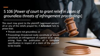 Key terms Patent Act Term # 14: Plaintiff | PDF